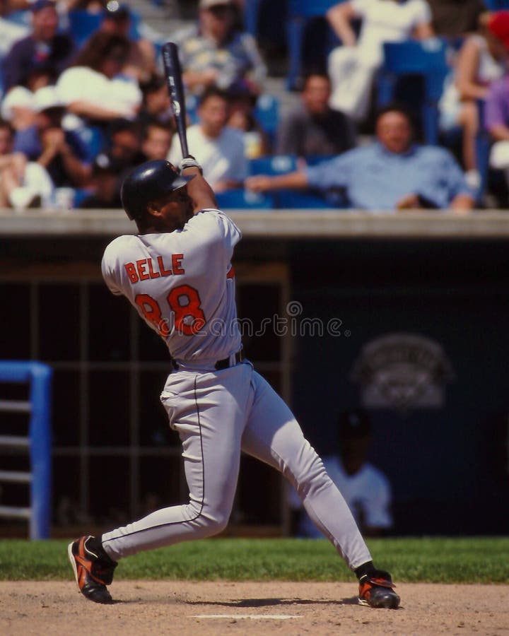 Albert Belle Baltimore Orioles Editorial Stock Photo - Image of sports ...