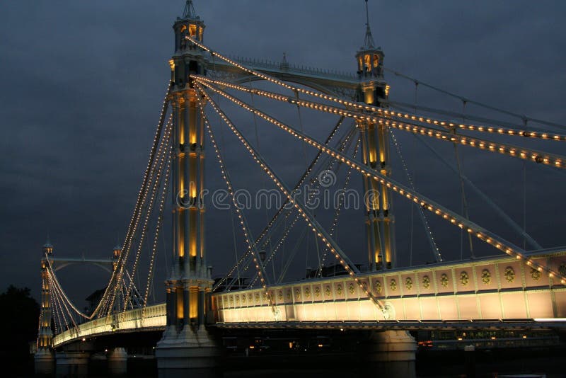 Albert Bridge stock photo. Image of bridge, pylon, river - 3933626