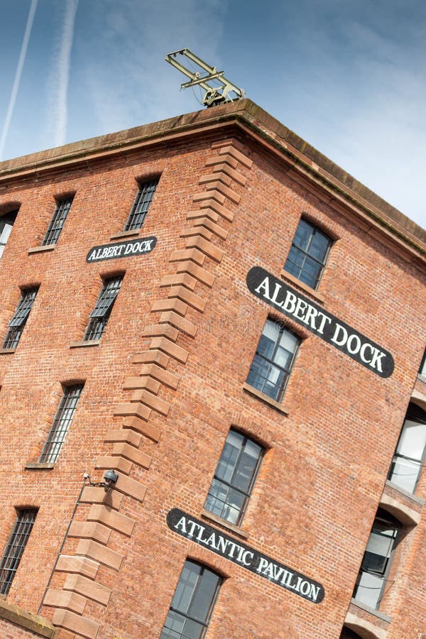 Albert Dock Liverpool Red Brick Built Building Stock Image - Image of ...