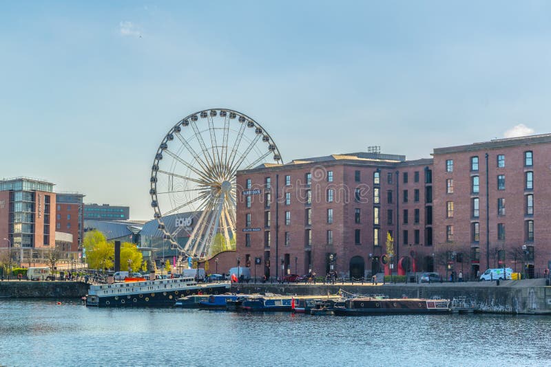 Albert Dock in Liverpool during a Sunny Day, England Editorial Photo ...