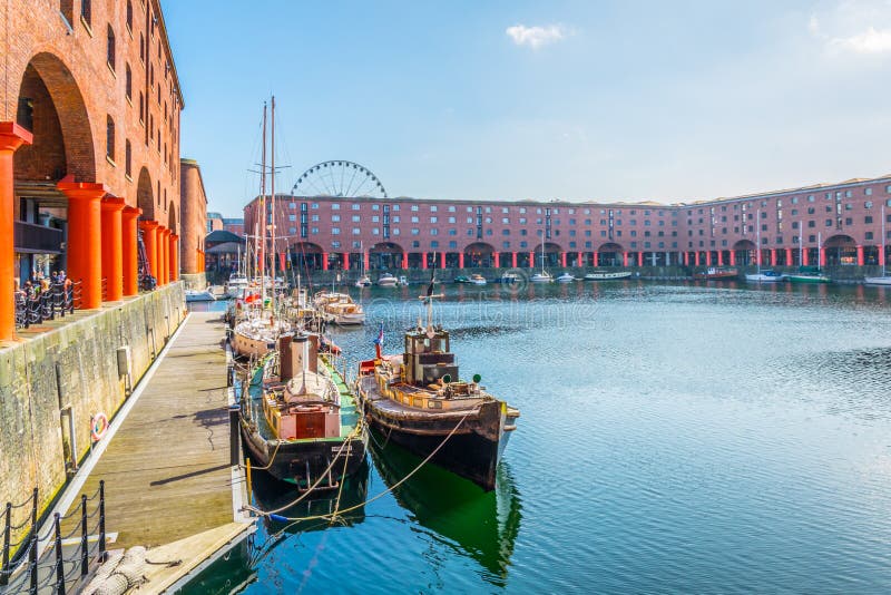 Albert Dock in Liverpool during a Sunny Day, England Editorial Stock ...