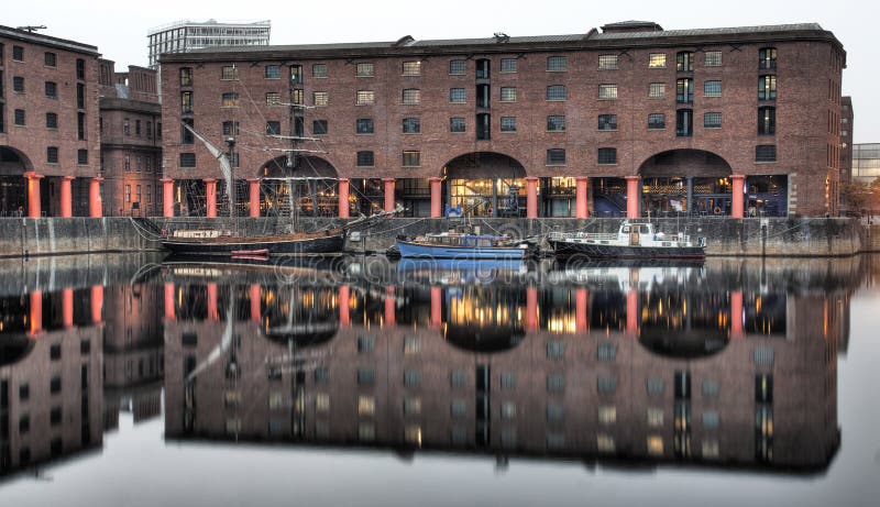 The Albert Docks stock image. Image of city, black, building - 60340947
