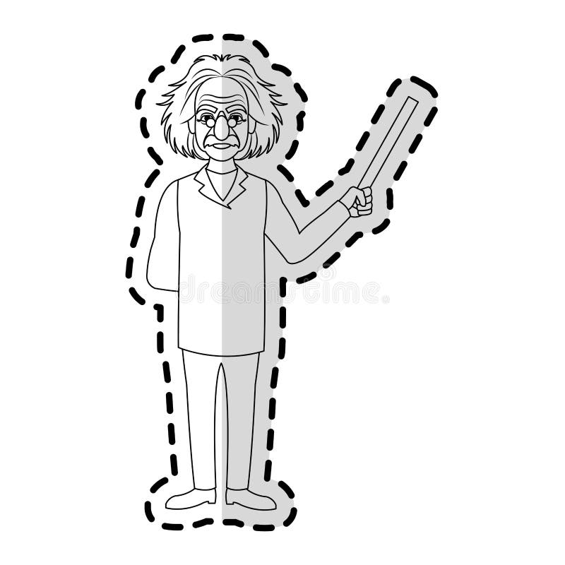 Einstein Sticker Stock Illustrations – 102 Einstein Sticker Stock ...
