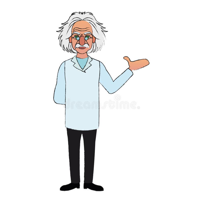 Albert Einstein Symbolsbild Stock Illustrationer - Illustration av ...