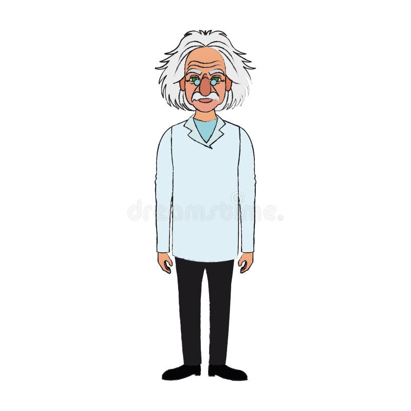 Albert Einstein Symbolsbild Stock Illustrationer - Illustration av ...