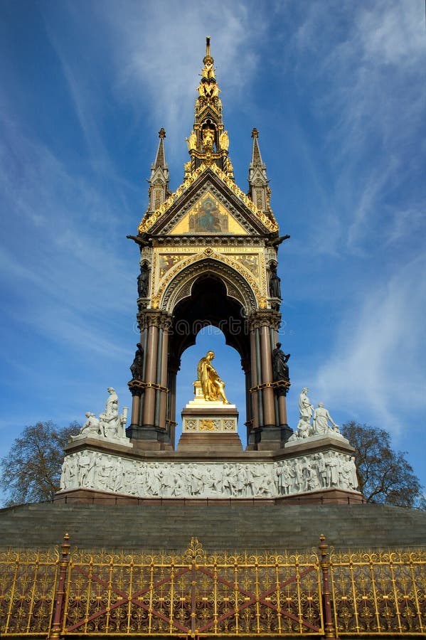 Albert Memorial stock photo. Image of memorial, cloudscape - 18941846