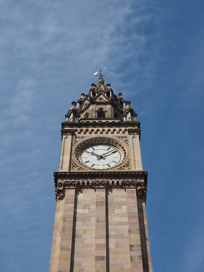 Albert Clock in Belfast stock image. Image of belfast - 119075749