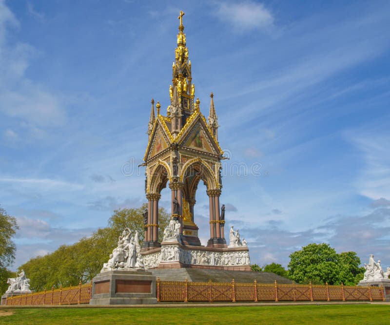 Albert Memorial, London editorial stock photo. Image of europe - 37720733