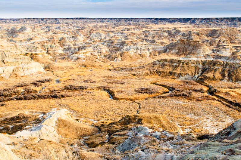 Badlands In Alberta, Canada Stock Photo - Image of rock, arid: 19997758
