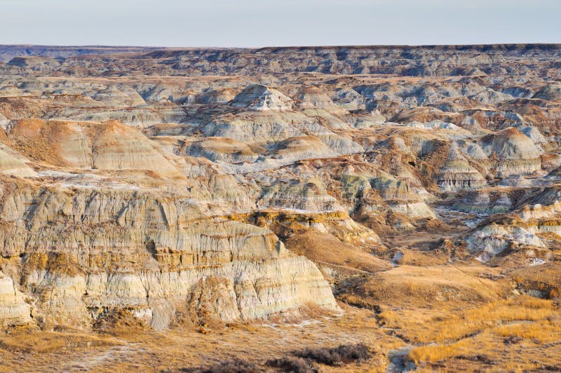 Badlands in Alberta, Canada Stock Photo - Image of rock, arid: 19997758