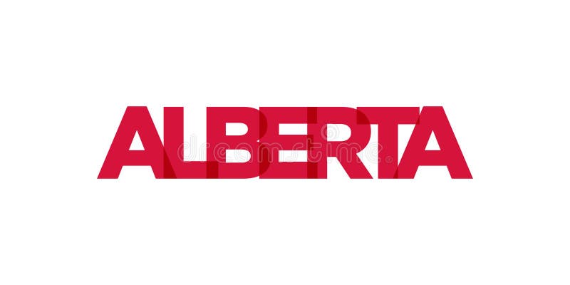 Alberta in the Canada Emblem. the Design Features a Geometric Style ...