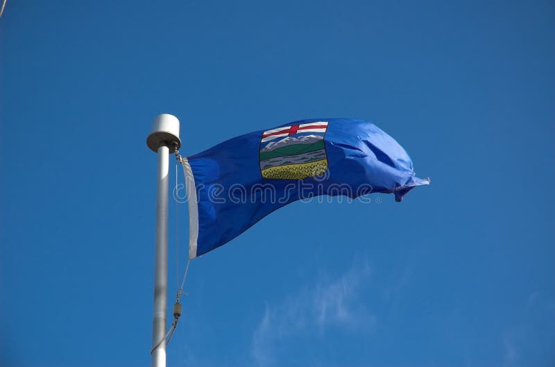 Alberta Flag stock photo. Image of patriotic, emblem, waving - 2368526