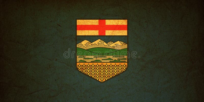 Alberta flag stock illustration. Illustration of flag - 215953438