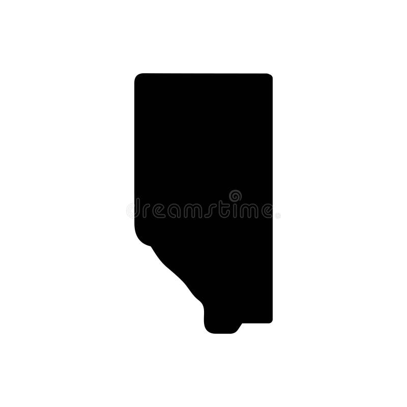 Black Solid Icon for Alberta, Canada and Calgary Stock Vector ...