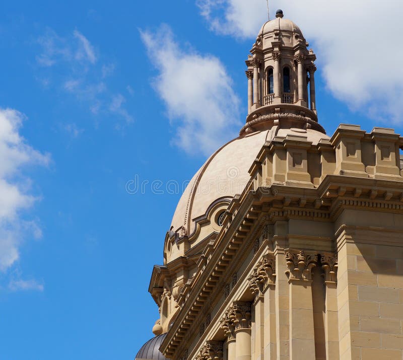 Alberta Legislative Building Stock Photo - Image of sandstone ...