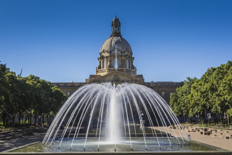 Alberta Legislature Building Stock Image - Image of facade, capital ...
