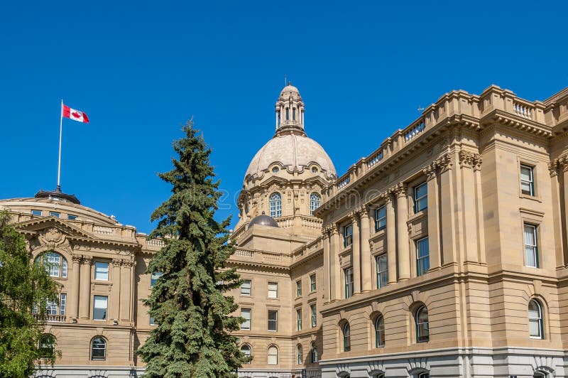 Alberta Legislature Building in Edmonton Stock Image - Image of capital ...