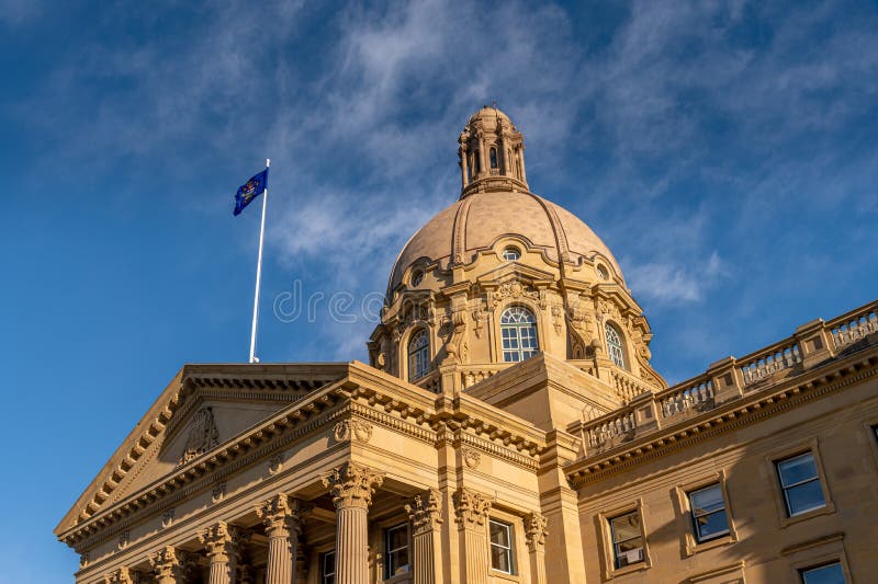 Alberta Legislature Building in Edmonton Stock Image - Image of capital ...