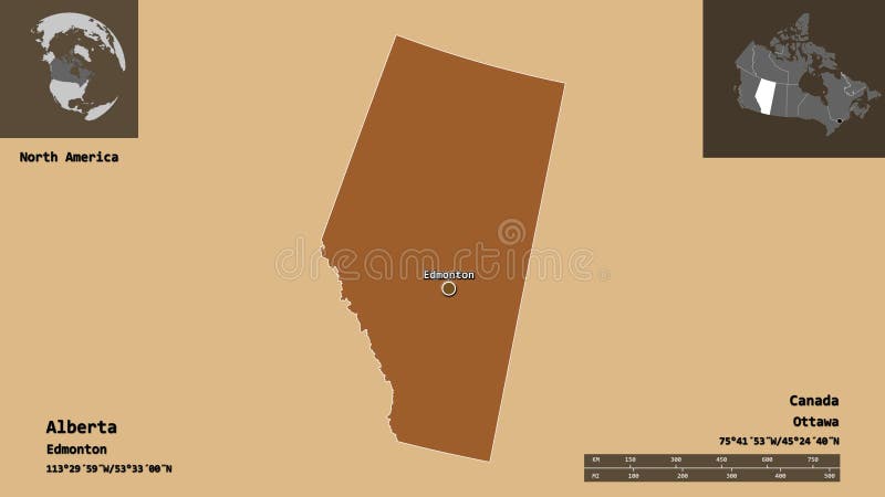 Alberta, Province of Canada,. Previews. Pattern Stock Illustration ...
