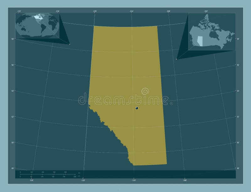 Alberta, Canada. Solid. Capital Stock Illustration - Illustration of ...