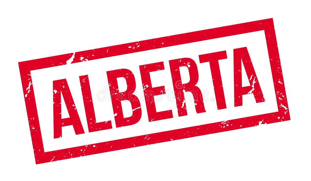 Alberta rubber stamp stock vector. Illustration of button - 83110492