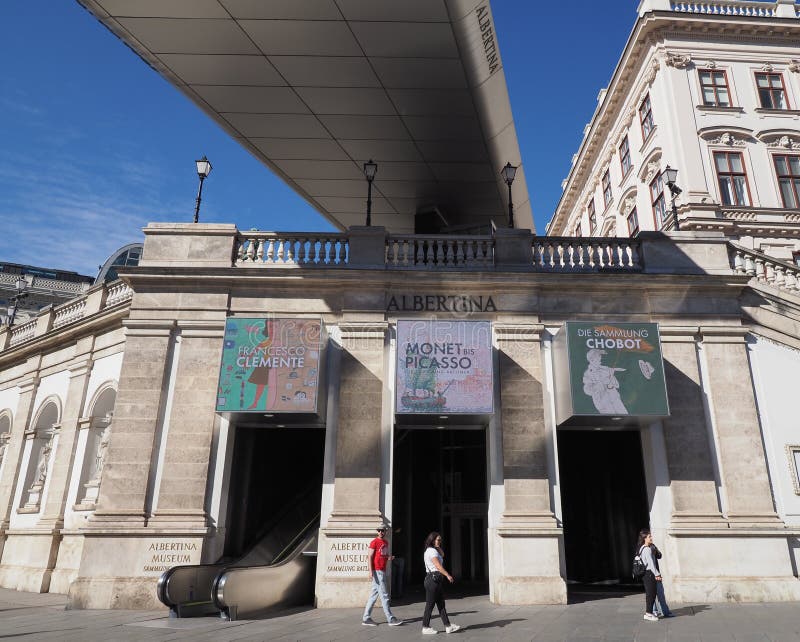 Albertina museum in Vienna editorial image. Image of museum - 263790010