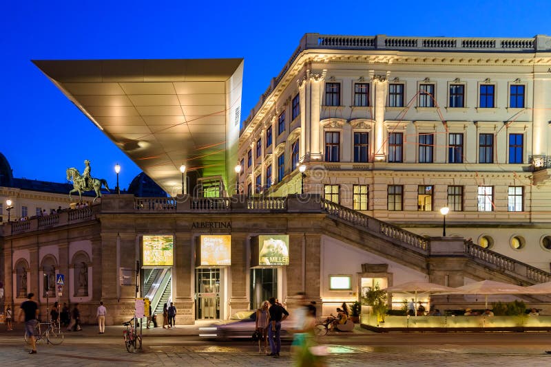 Albertina-Museum in Wien redaktionelles stockfoto. Bild von architektur ...