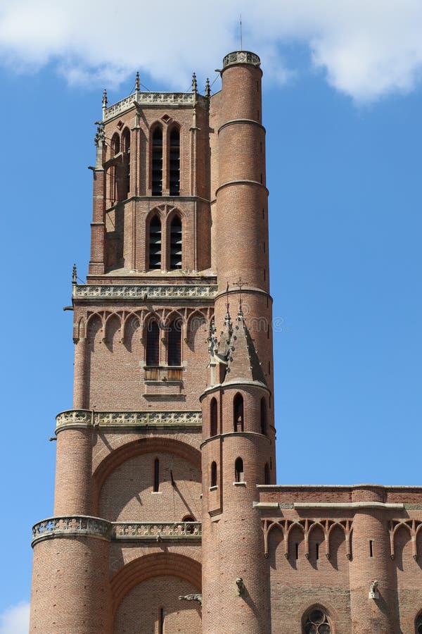 Albi Cathedral stock photo. Image of gothic, cacopy, crusade - 57137290