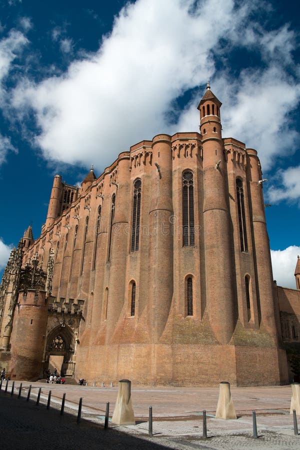 Albi Cathedral stock image. Image of building, famous - 37191035