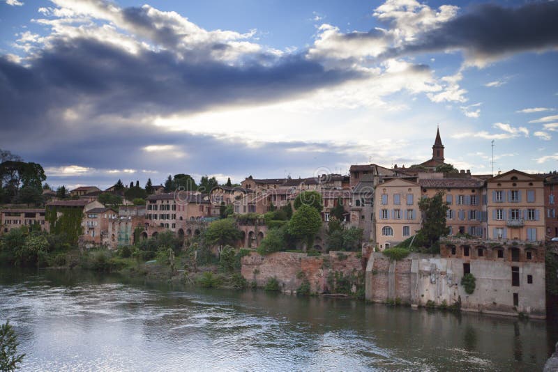Albi cityscape stock photo. Image of tile, bridge, destinations - 135638414