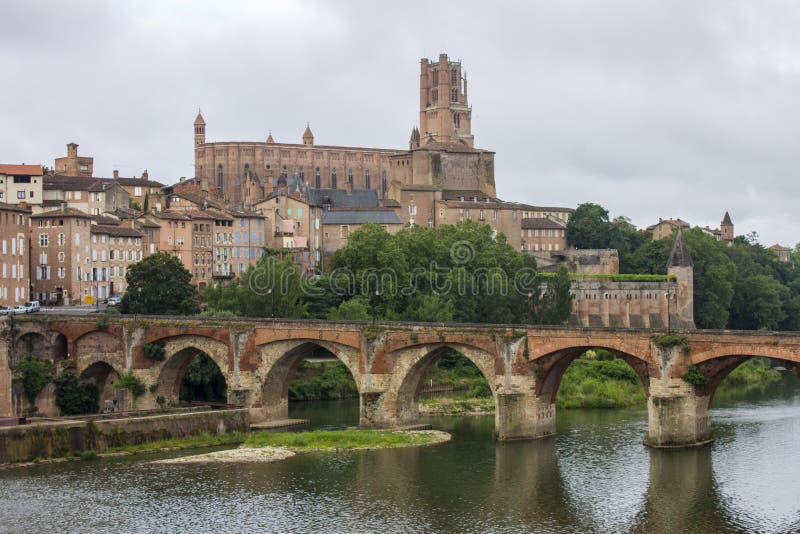 Albi, Francia immagine stock editoriale. Immagine di storico - 102104054