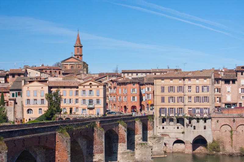 Albi stock photo. Image of albi, france, bridge, pyrenees - 53177244