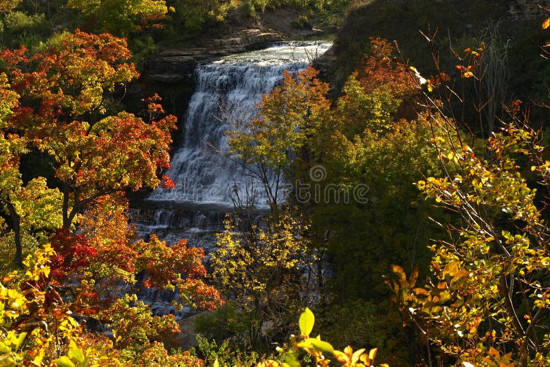 Albion Falls, Hamilton, on, Canada, in the Fall Stock Photo - Image of ...