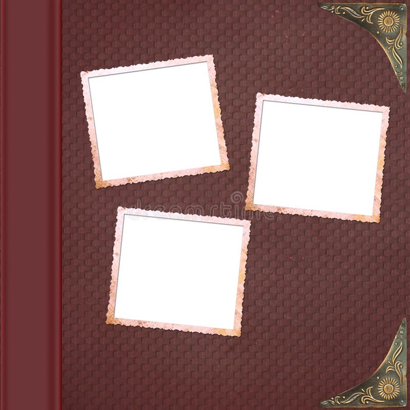 Album cover with frame stock illustration. Illustration of card - 11014771