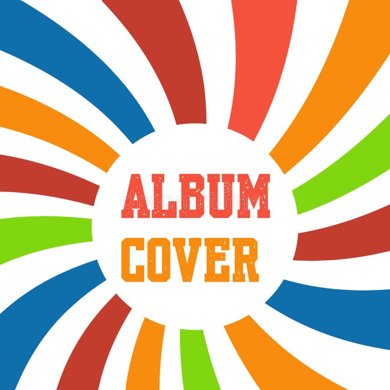 Album Cover Vector Template Design Stock Vector - Illustration of ...