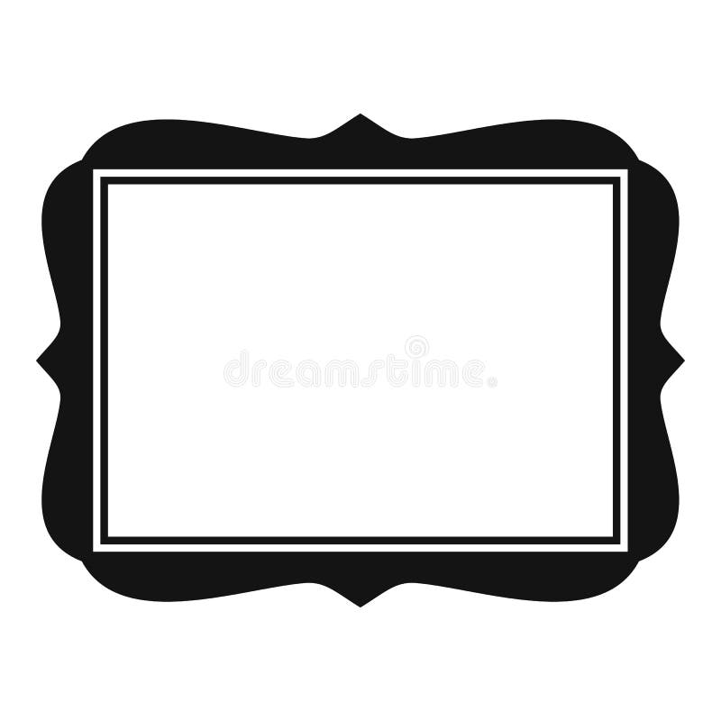 Photo Frame Icon Simple Vector. Modern Frame Stock Vector ...