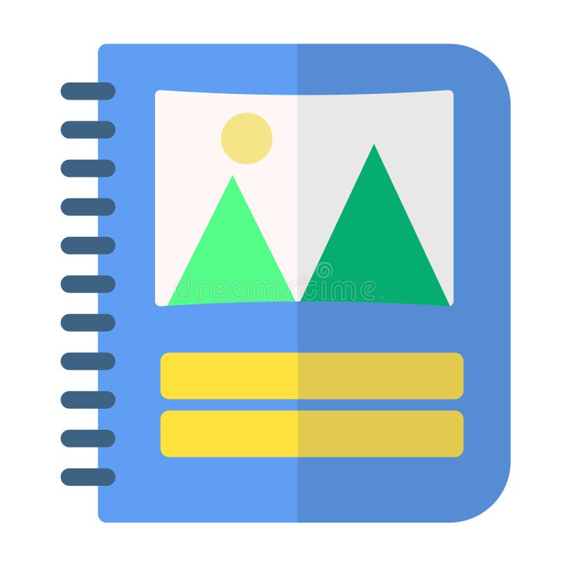 Album Gallery Icon Logo or Illustration Design. Stock Vector ...