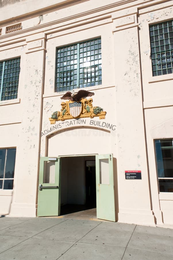 Alcatraz Administration Building Stock Photo - Image of francisco ...