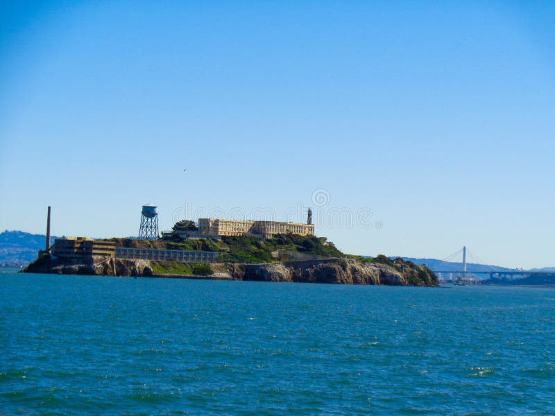 Alcatraz from the Boat View Stock Photo - Image of bridge, francisco ...