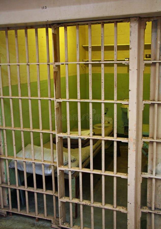 Alcatraz Cell stock image. Image of iron, door, prison - 33734009