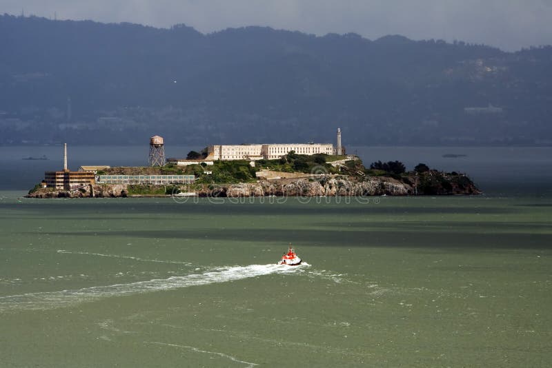 Alcatraz Insel stockfoto. Bild von draussen, küste, symbol - 18917704