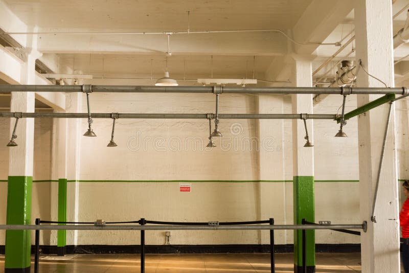 Alcatraz Island Prison Interior Stock Image - Image of ruins, interior ...