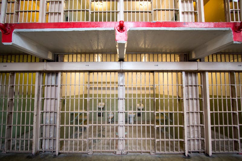 Alcatraz Island s cells stock photo. Image of light, justice - 52292182