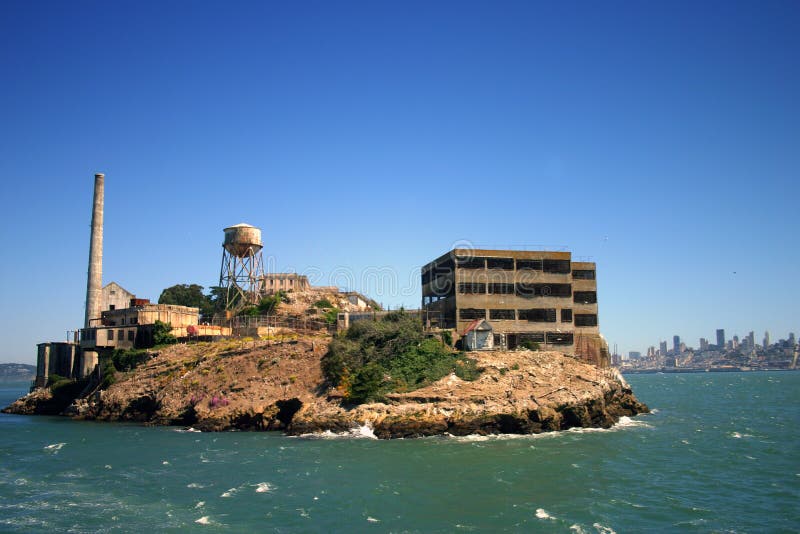 Alcatraz Island, San Francisco Stock Image - Image of sailing, rock ...