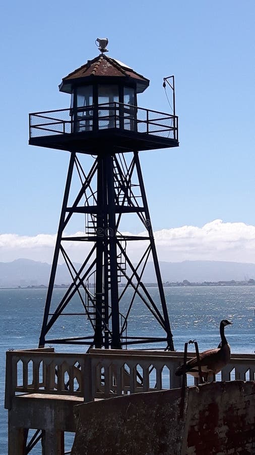 Alcatraz lighthous stock photo. Image of alcatraz, located - 116372582
