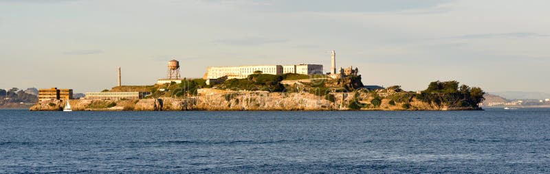 Alcatraz Panoramic stock image. Image of skyline, panoramic - 16972403