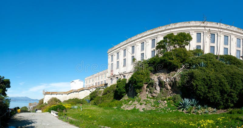 Alcatraz Penitentiary stock photo. Image of island, penitentiary - 28504154