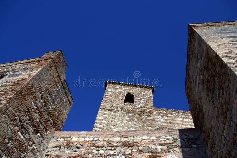 Alcazaba Castle in Malaga stock image. Image of building - 22641959
