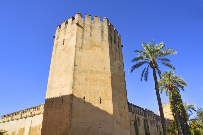Alcazar of the Christian Monarchs in Cordoba, Spain Stock Image - Image ...