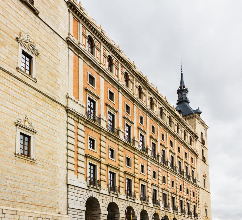 Alcazar Toledo stock image. Image of sightseeing, building - 73614159